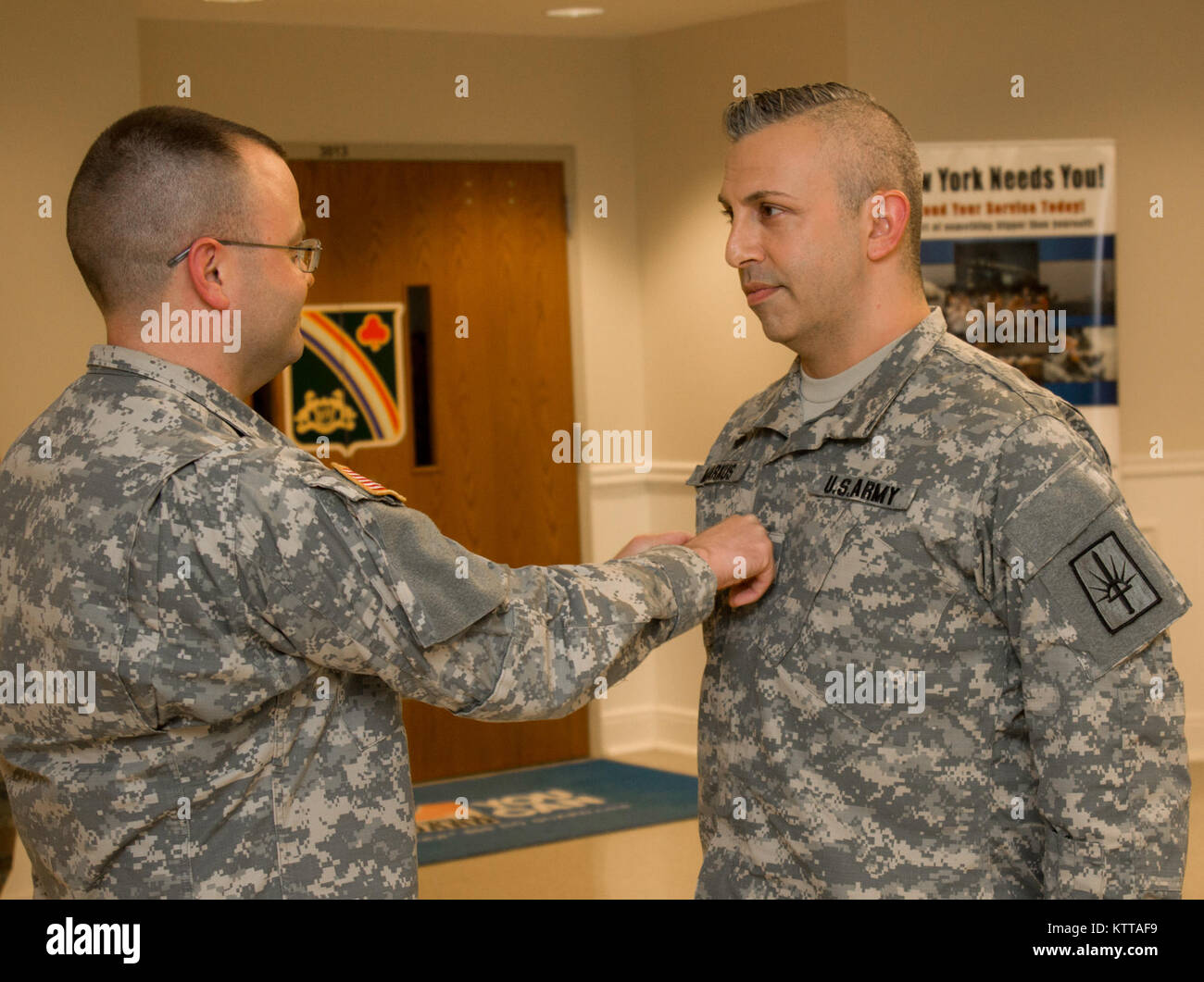 1st Lt. Benjamin Markus, a chaplain candidate with the 53rd Troop ...