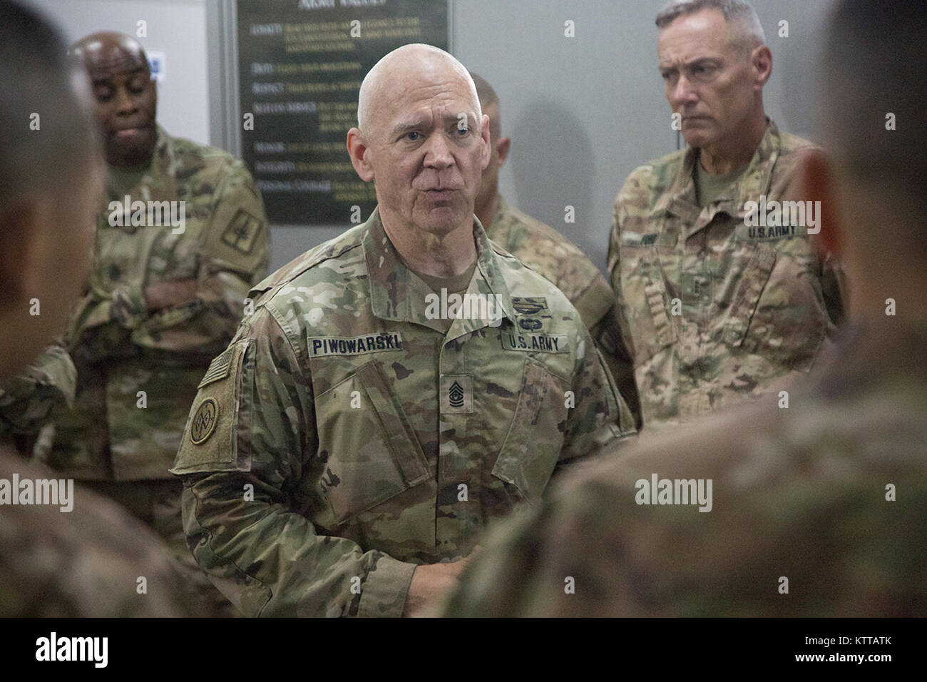 New york state command sgt maj david piwowarski hi-res stock ...