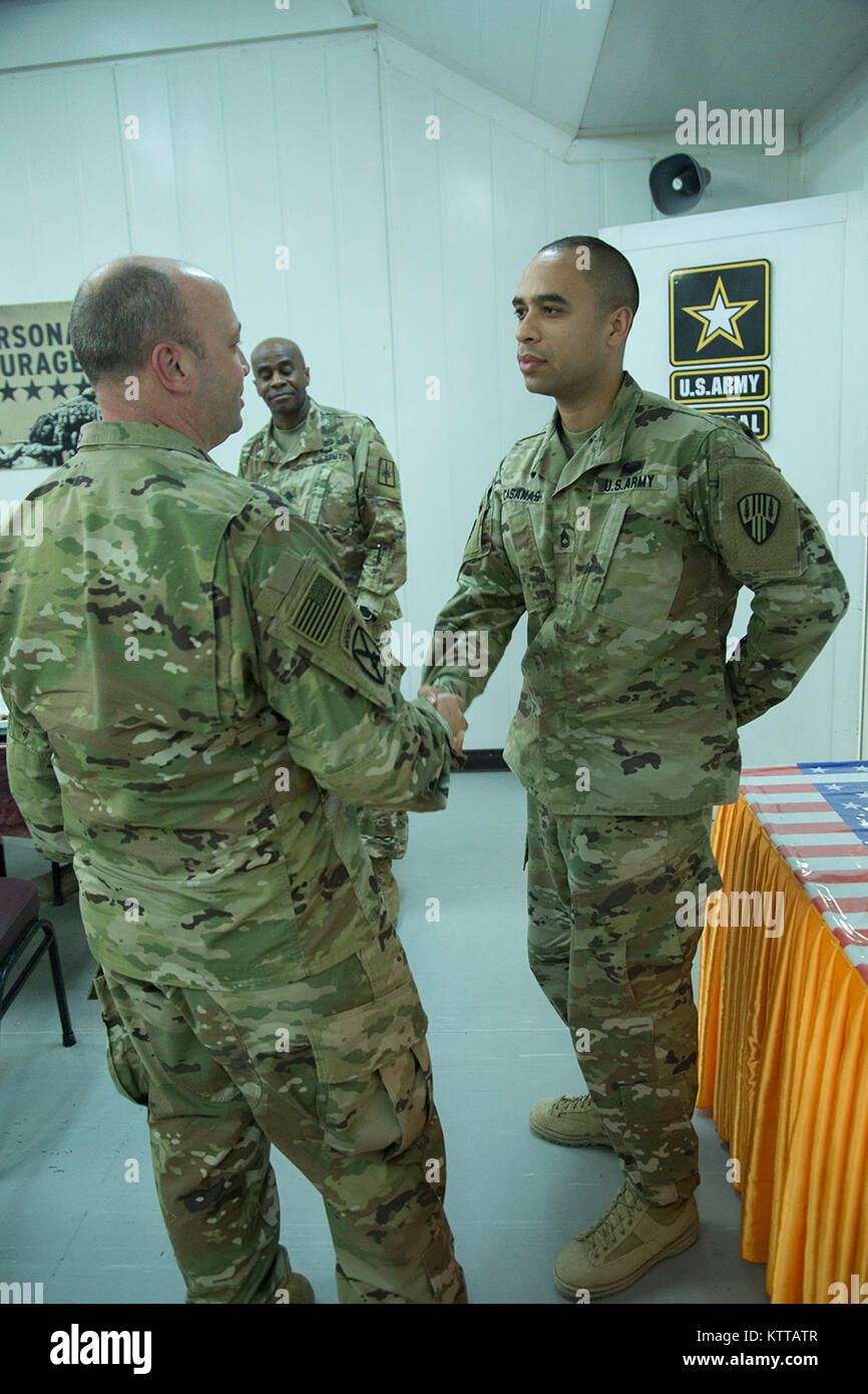 Maj. Gen. Anthony German, the Adjutant General and State Command Sgt ...
