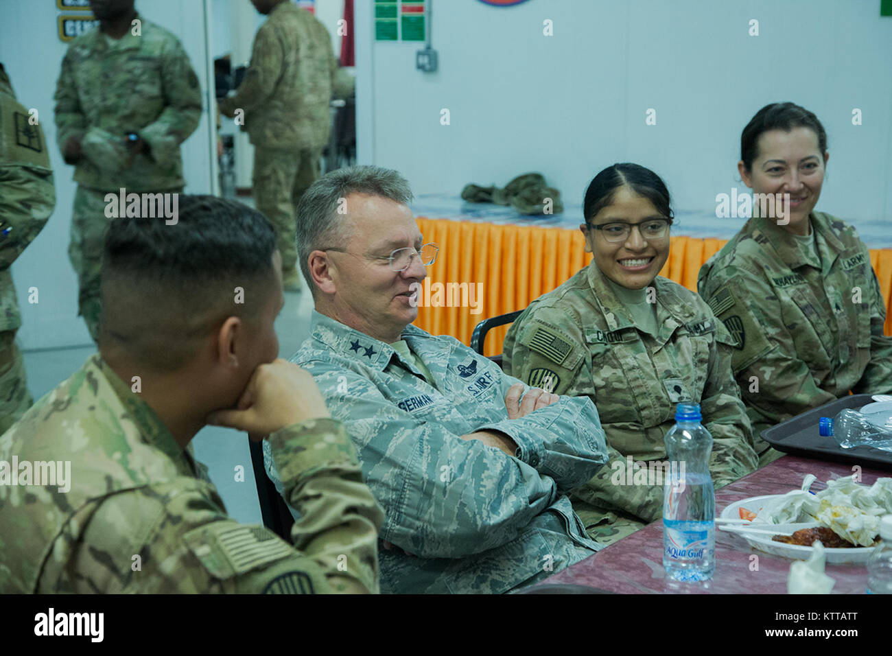 Maj. Gen. Anthony German, the Adjutant General and State Command Sgt. Maj David Piwowarski for ...