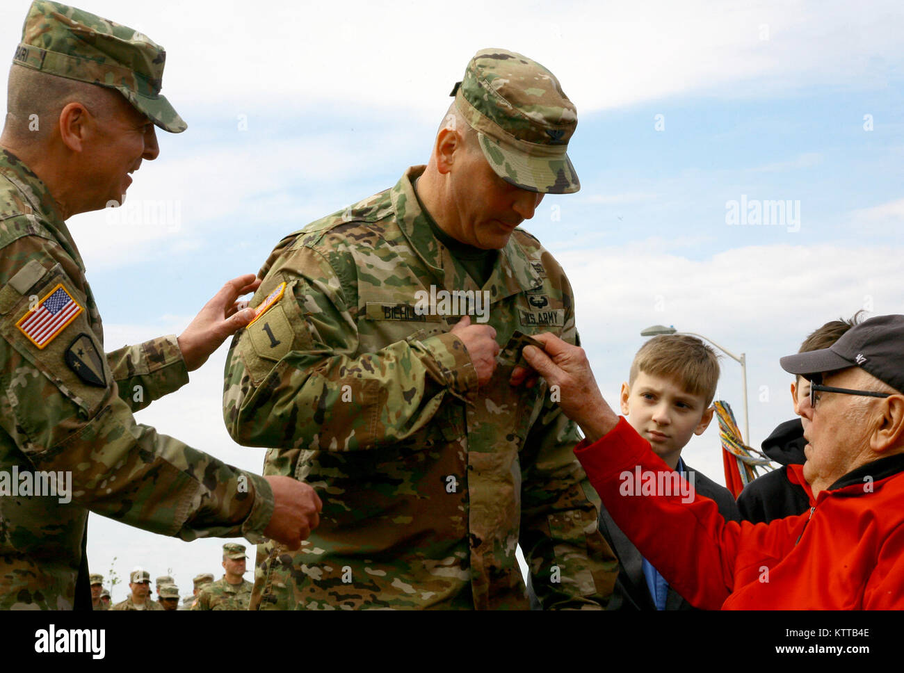 Col. Joseph Biehler, the outgoing 27th Infantry Brigade Combat Team ...