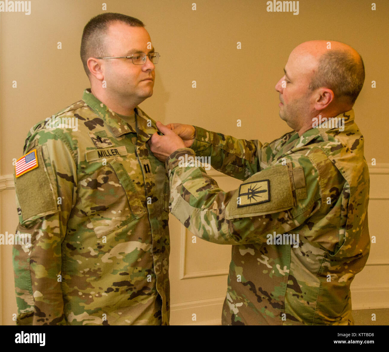U.S. Army Capt. Timothy Miller, the chaplain from the 53rd Troop ...