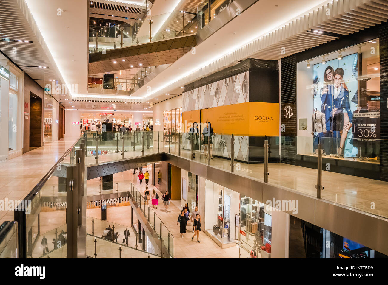 melbourne bourke street Stock Photo - Alamy