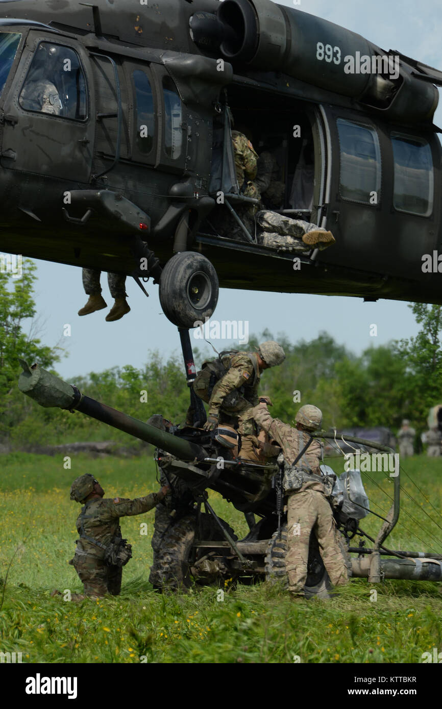 U.S. Army National Guard Soldiers from 1st Battalion, 258th Field ...
