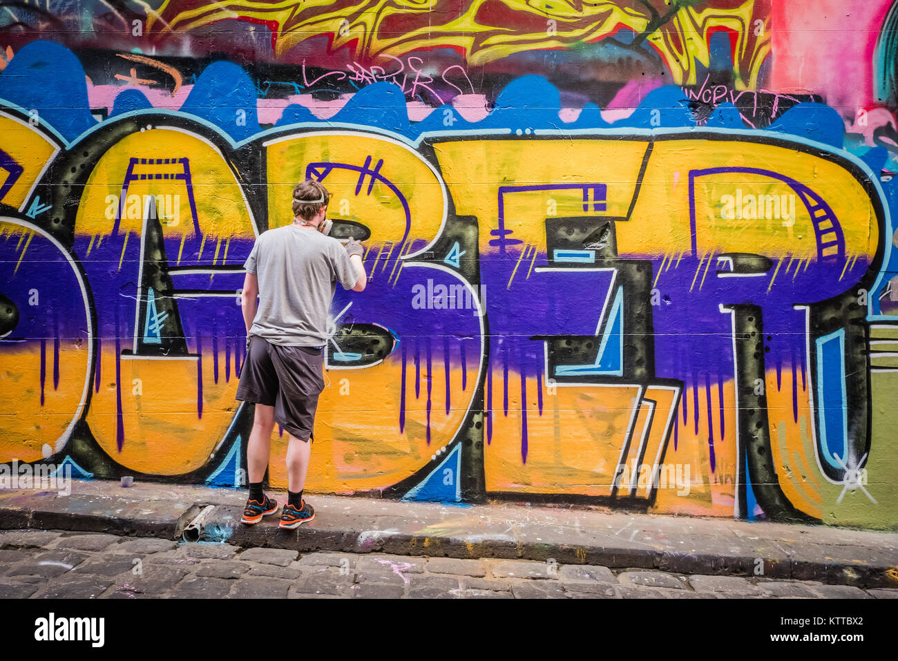 Famous street art graffiti hi-res stock photography and images - Alamy