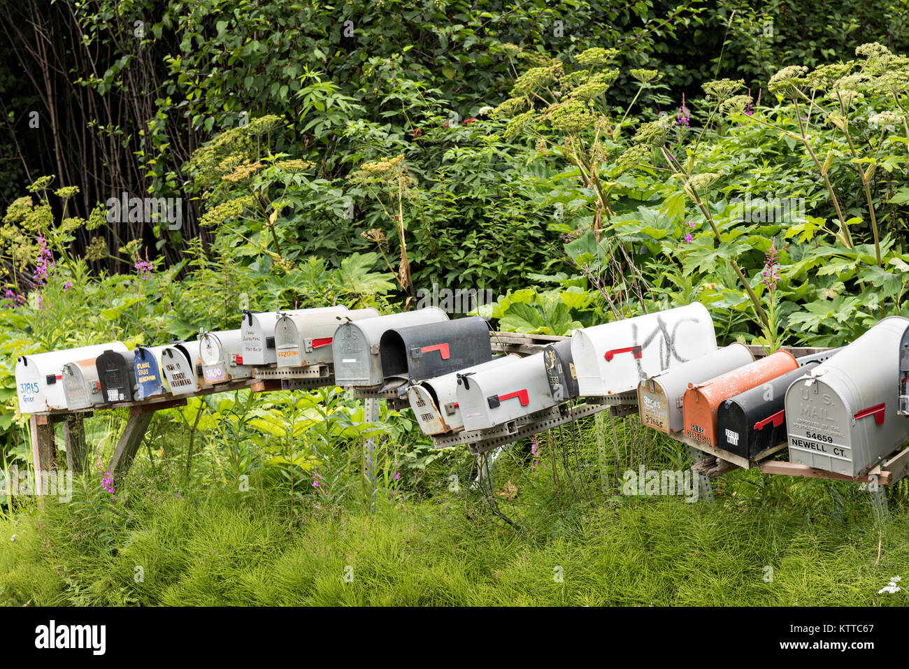 Mailboxes homer alaska hi-res stock photography and images - Alamy