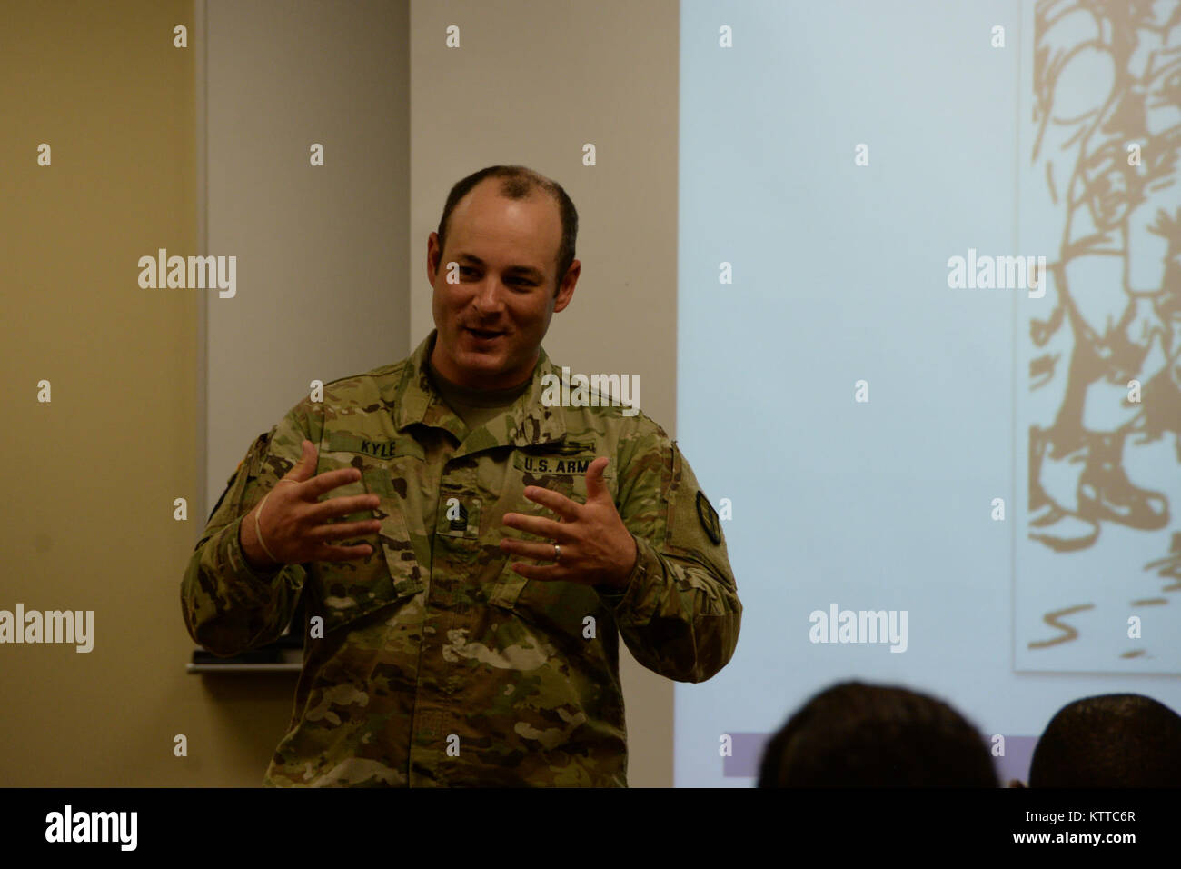 N.Y. National Guard Soldier, Master Sgt. Scott Kyle, assigned to ...