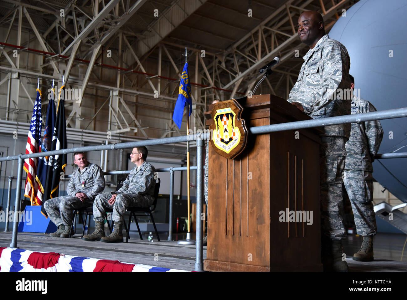 Col. Marlon Crook, incoming commander of the 105th Mission Support ...