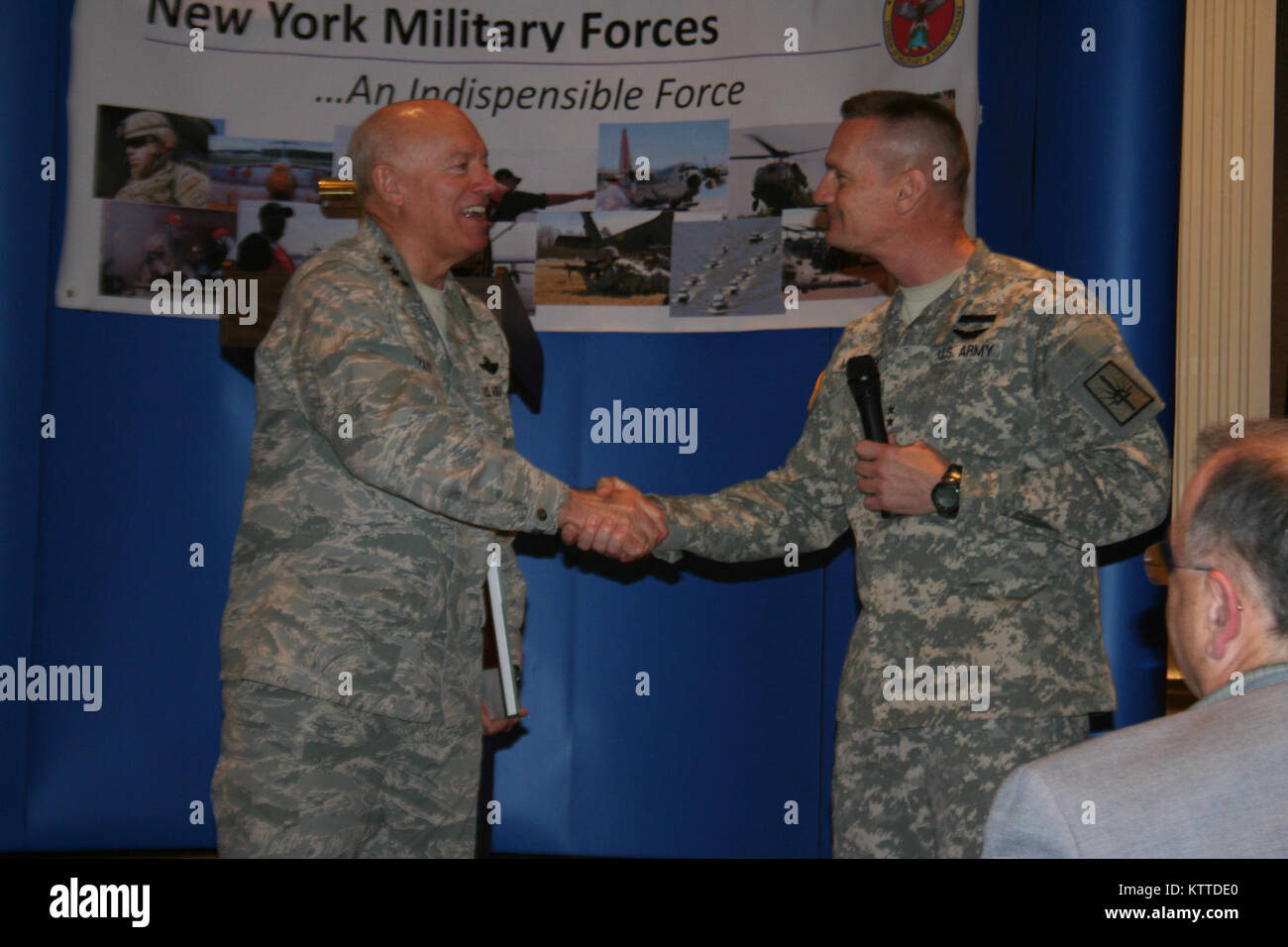 SARATOGA SPRINGS, N.Y. -- Maj. Gen. Patrick Murphy, right, the Adjutant ...
