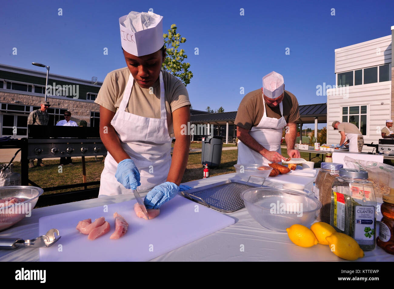 From left, Private 1st Class Esmeralda Frederick and Staff Sgt ...