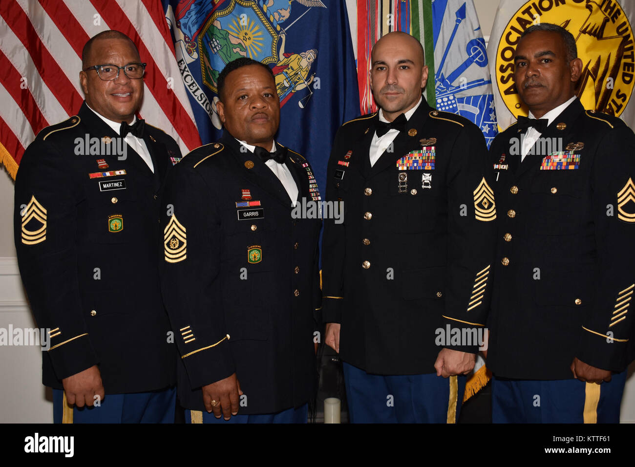 Soldiers from the 258 Field Artillery stand together at the Association ...