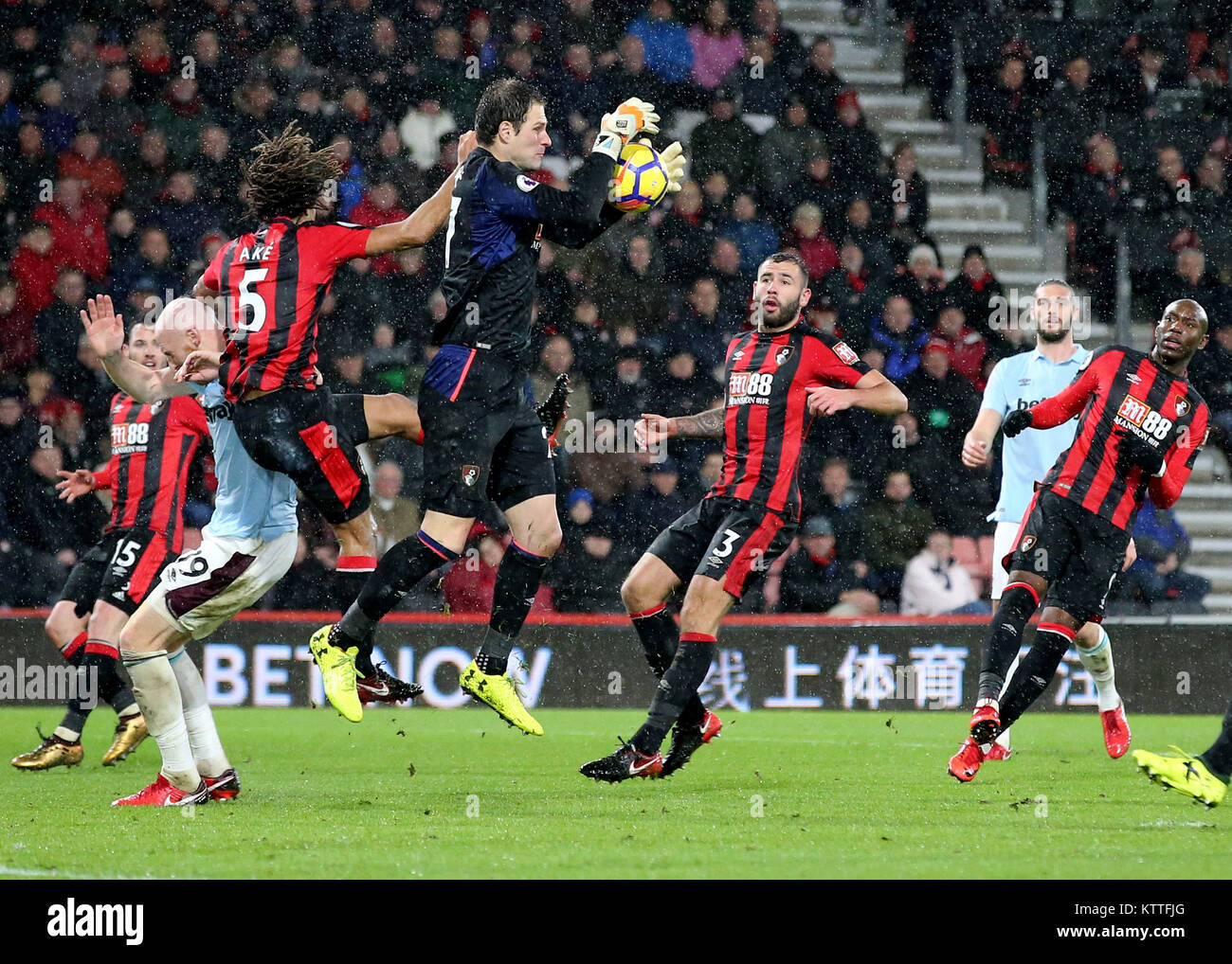 AFC Bournemouth goalkeeper Asmir Begovic during the Premier League ...