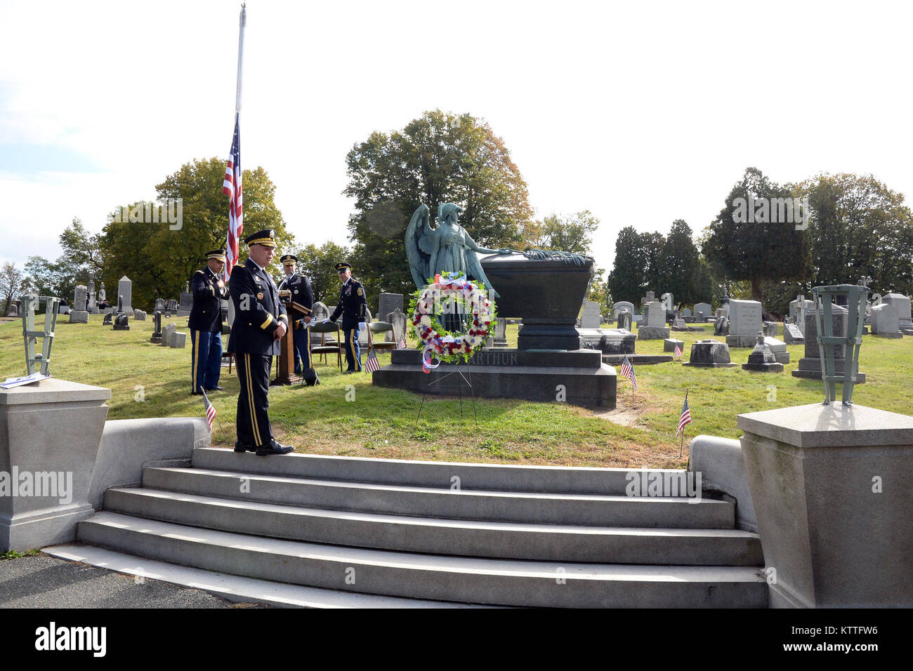 Major General Raymond Shields, commander of the New York Army National ...