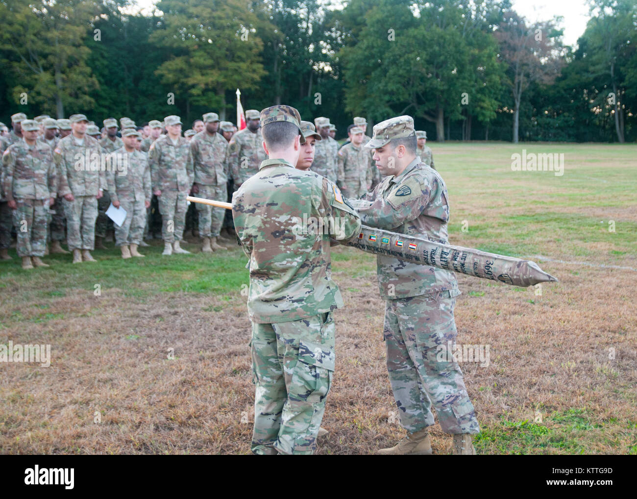 Maj. David Myones, Executive Officer of the 369th Special Troops ...