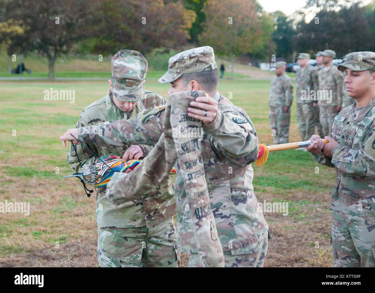 Maj. David Myones, Executive Officer of the 369th Special Troops ...