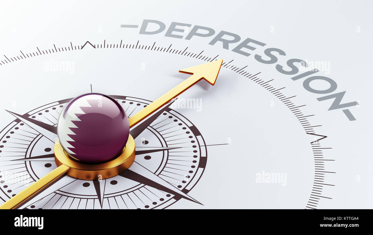 Qatar High Resolution Depression Concept Stock Photo - Alamy