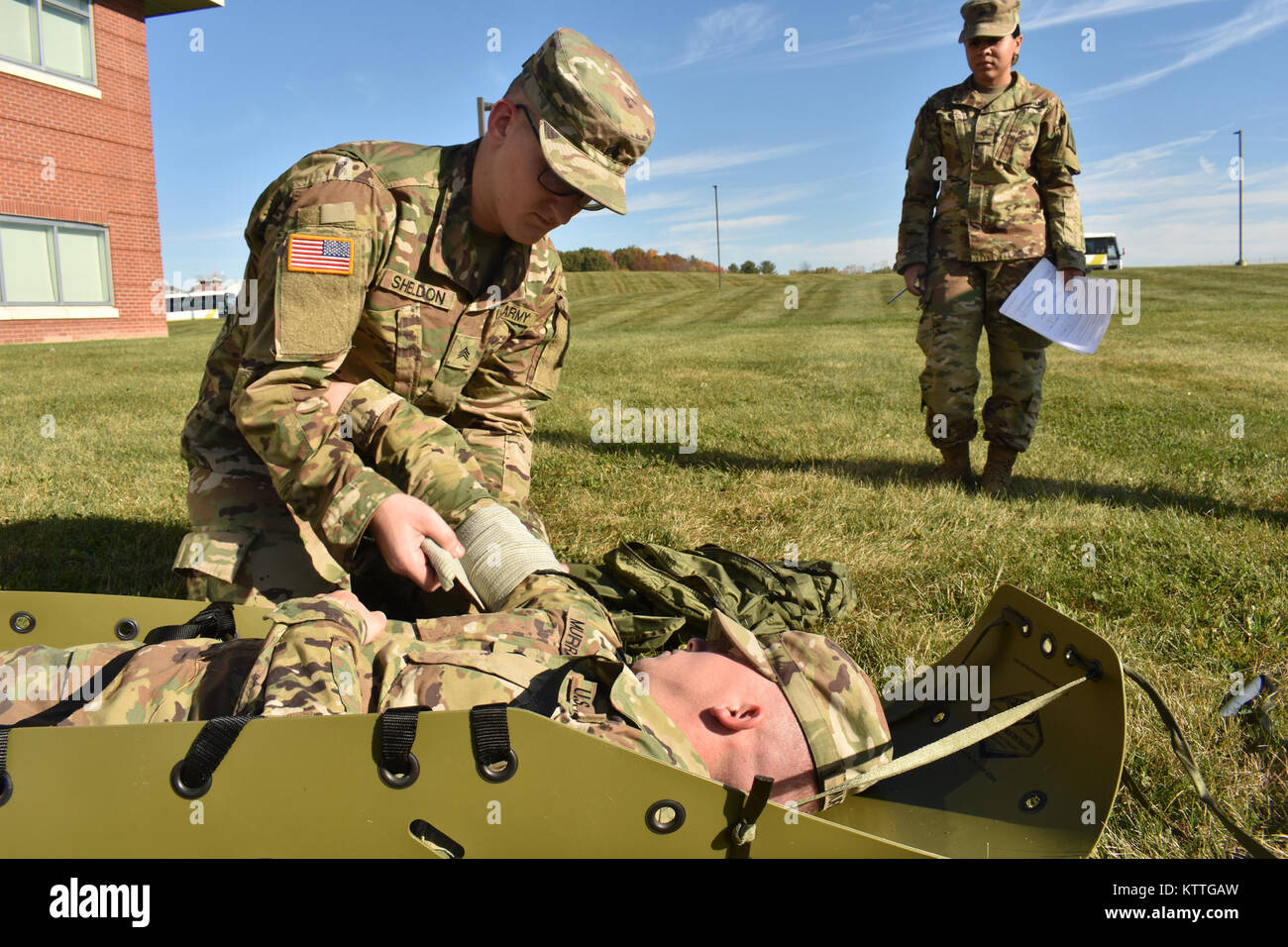 N.Y. Army National Guard Soldier, Sgt. Alexander Sheldon, assigned to ...
