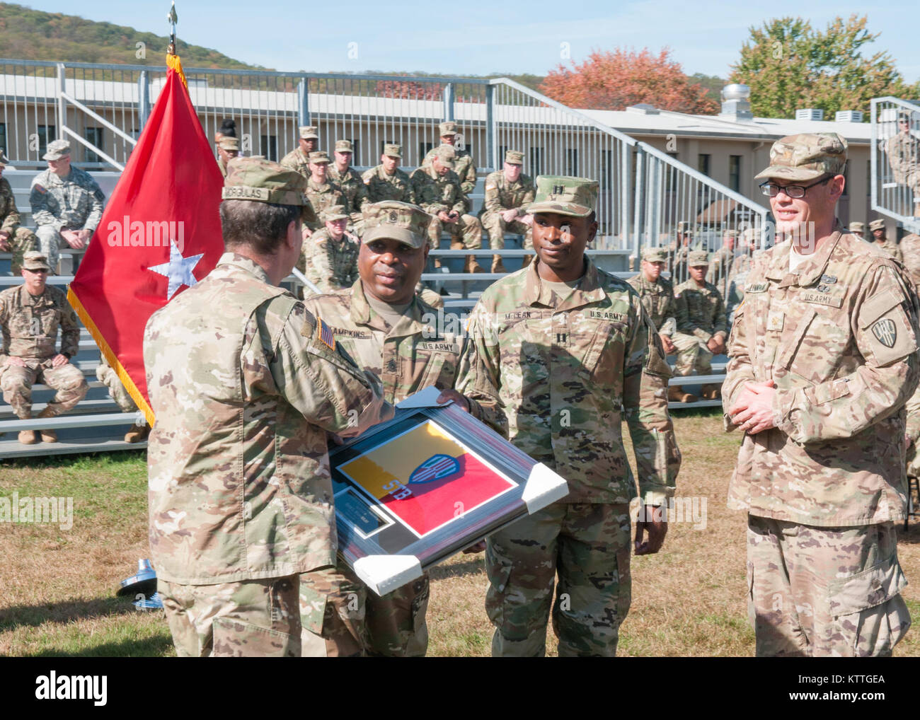 Lt. Col. Seth L. Morgulas, outgoing commander of the 369th Special ...