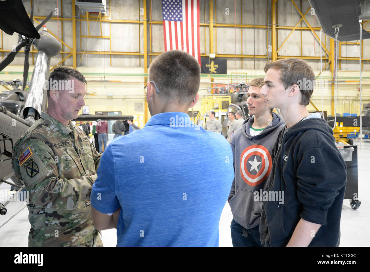 New York Army National Guard, 1st Sgt. Dolan Brammer, the first ...