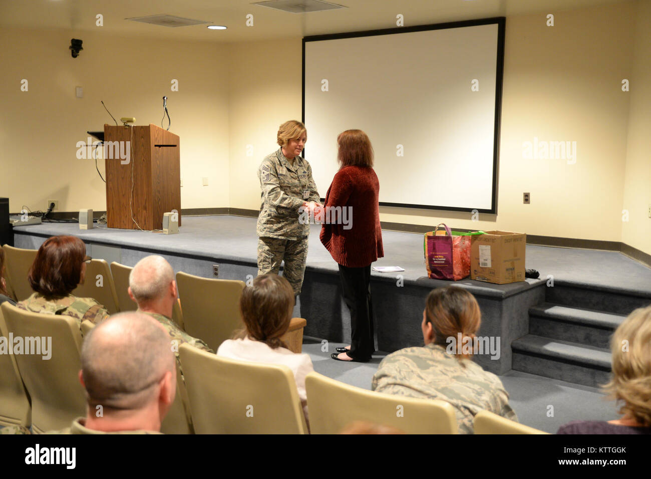 Civilian military personnel attend hi-res stock photography and images ...