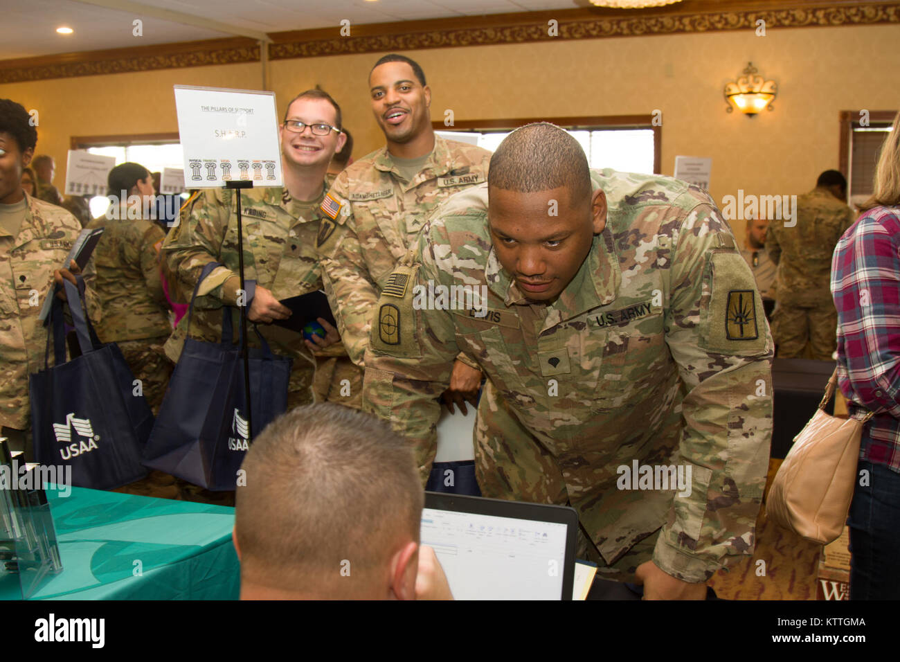U.S. Army Spc. Anthony Davis with the 1156th Engineer Co., New York ...