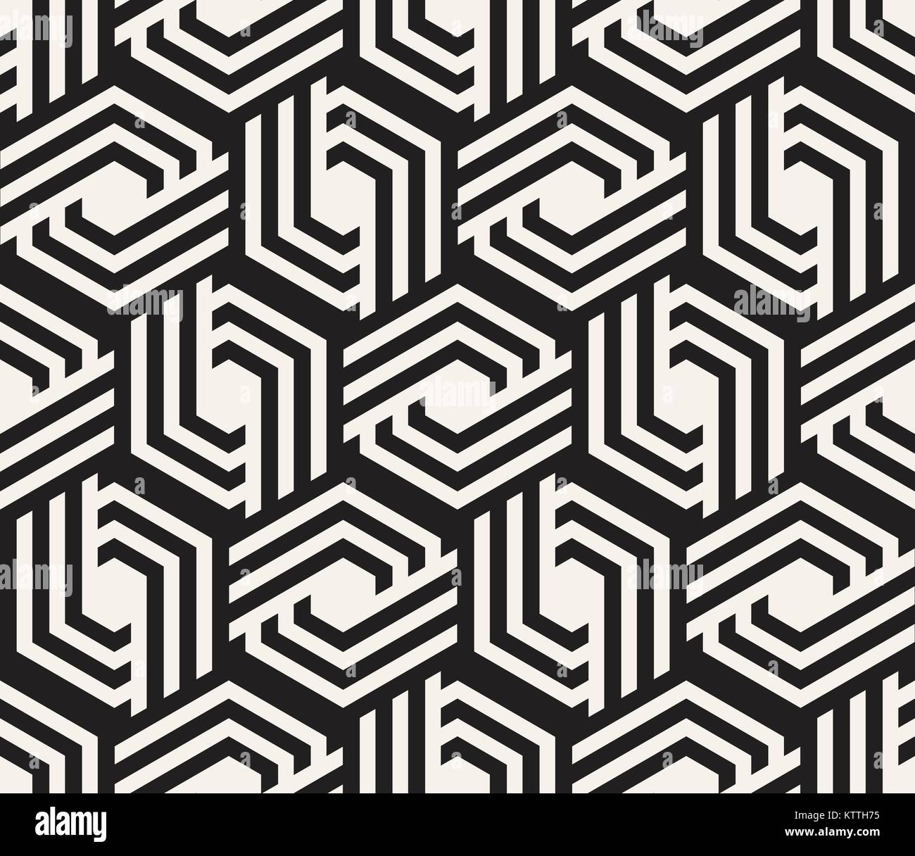 Vector seamless pattern. Modern stylish texture. Repeating geometric ...
