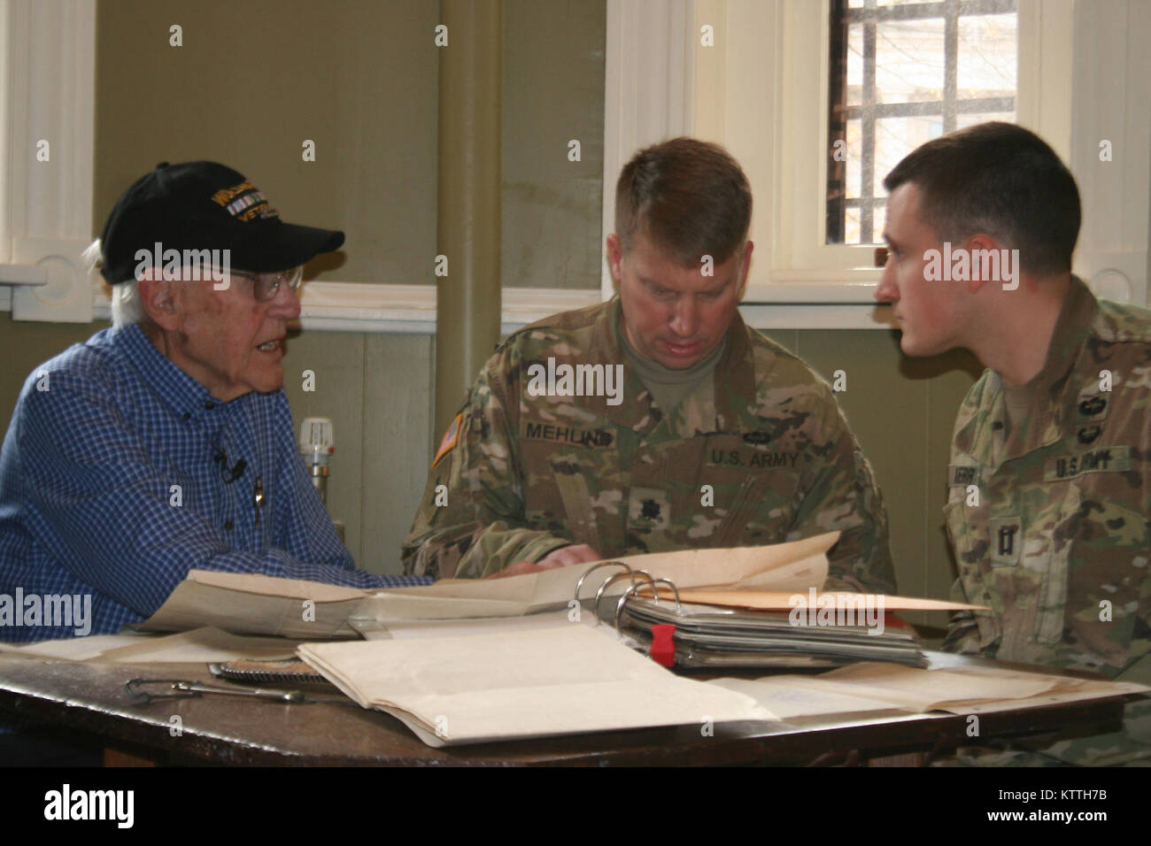 World War II Army veteran Charlie Brown of Olean, New York discusses ...