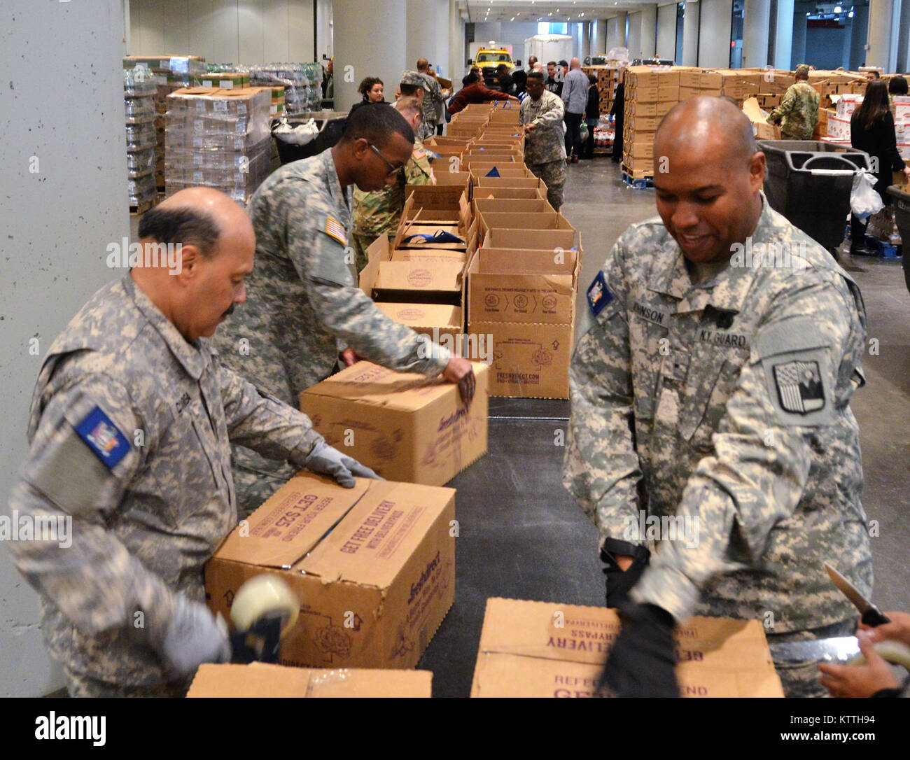 New York City - On November 20th and 21st 2017 soldiers and airmen from ...