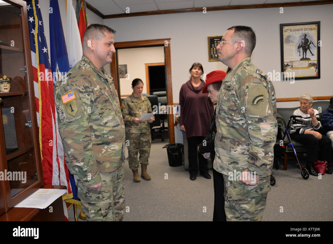 New York Army National Guard Soldier Lt. Col. Robert Romano, stands at ...