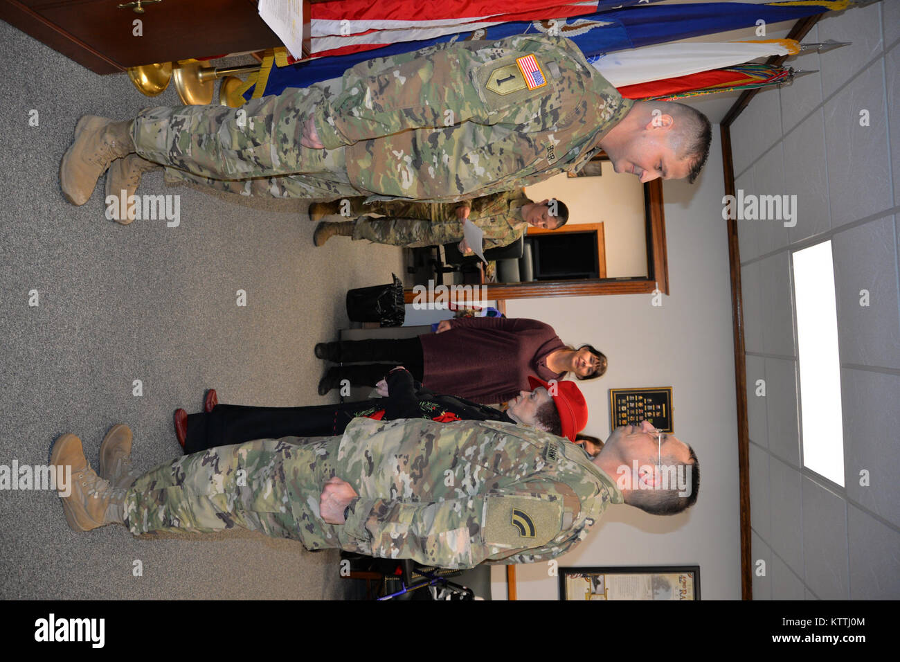 New York Army National Guard Soldier Lt. Col. Robert Romano, stands at ...