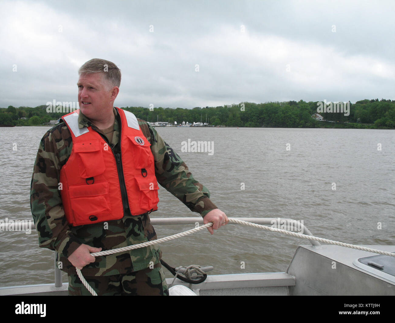 Master at Arms First Class Frank Gavin (Blauvelt) handles the anchor ...
