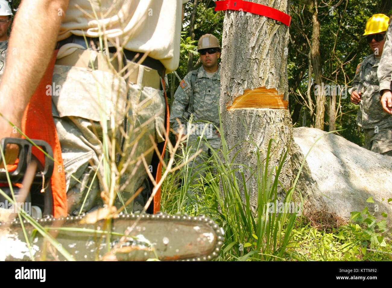 New York Army National Guard Soldiers of the 1156 Vertical Construction ...