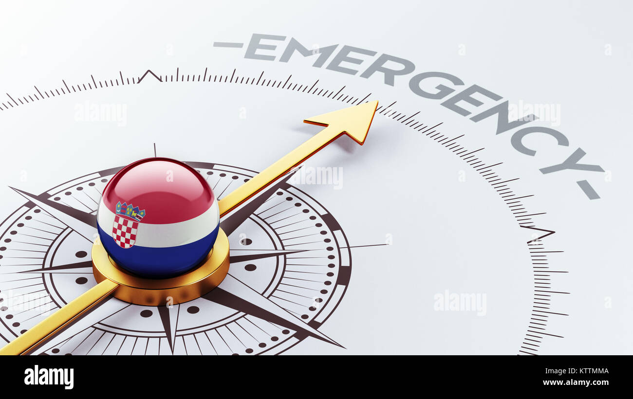 Croatia High Resolution Emergency Concept Stock Photo - Alamy