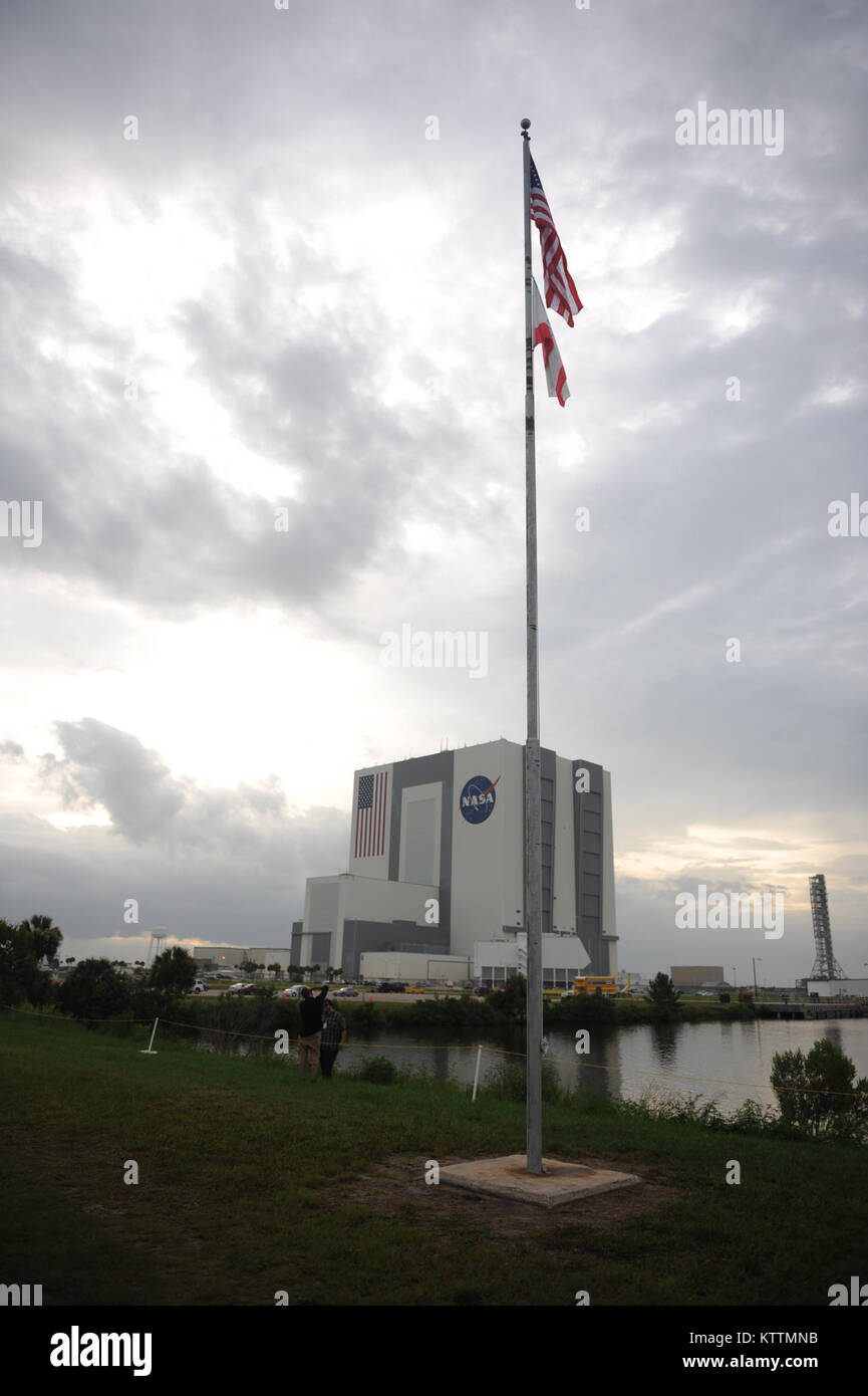 NASA's Vehicle Assembly Building hours after STS-135 launched Stock ...