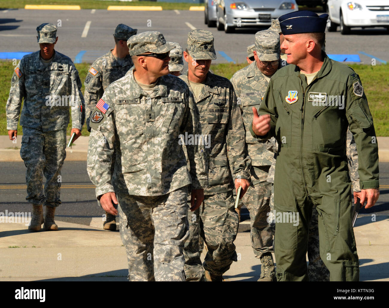 Members of the New York Air National Guard’s 106th Rescue Wing welcome ...