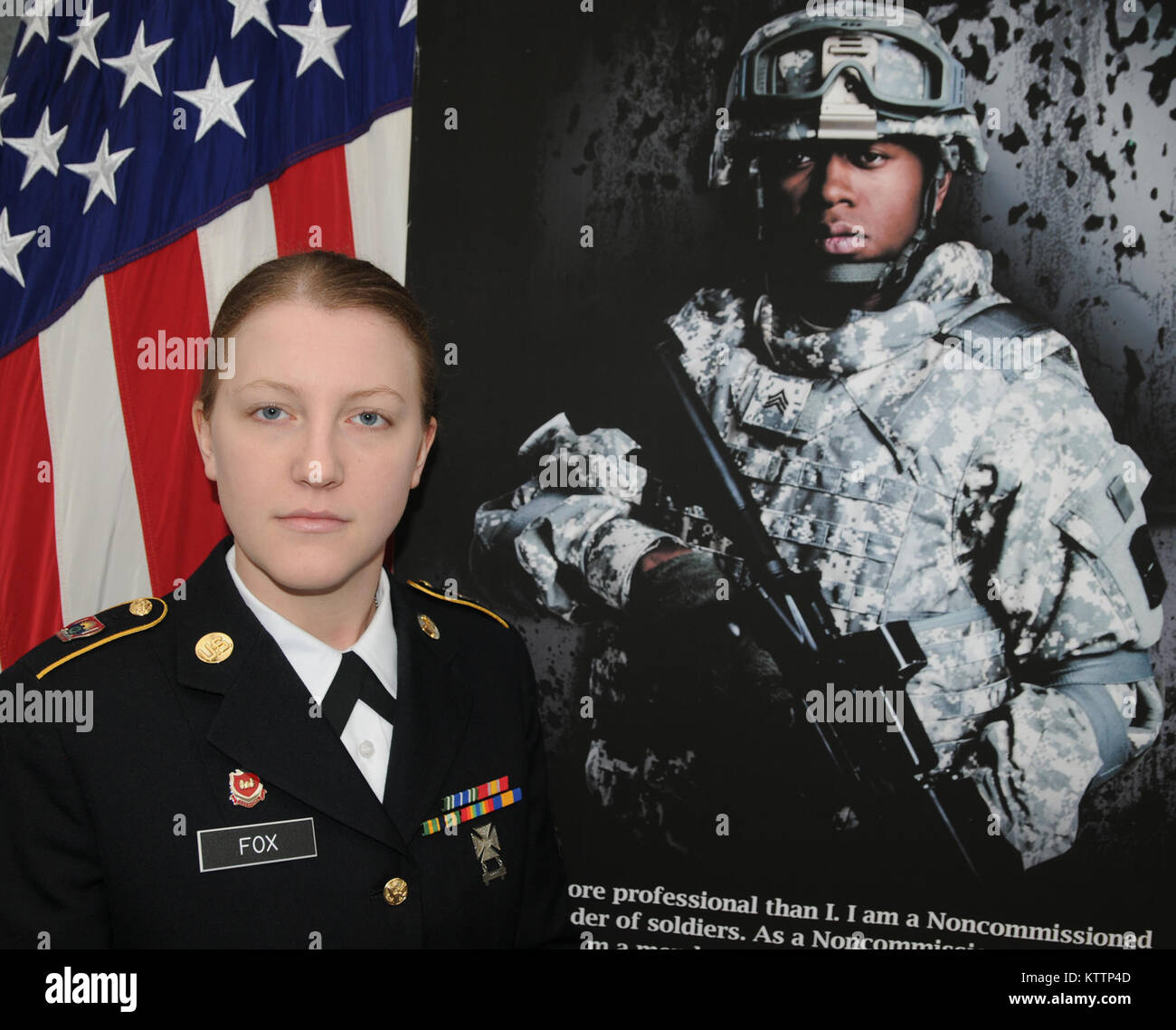 LATHAM, N.Y.-- Sgt. Heather Fox of 204th Engineer Battalion, a native ...