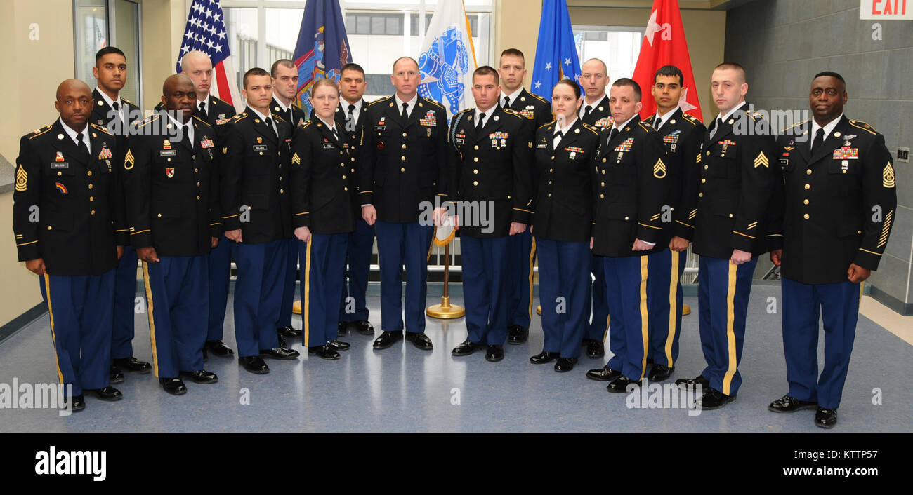 LATHAM, N.Y.-- Top Soldiers and NCO's representing the major brigade ...