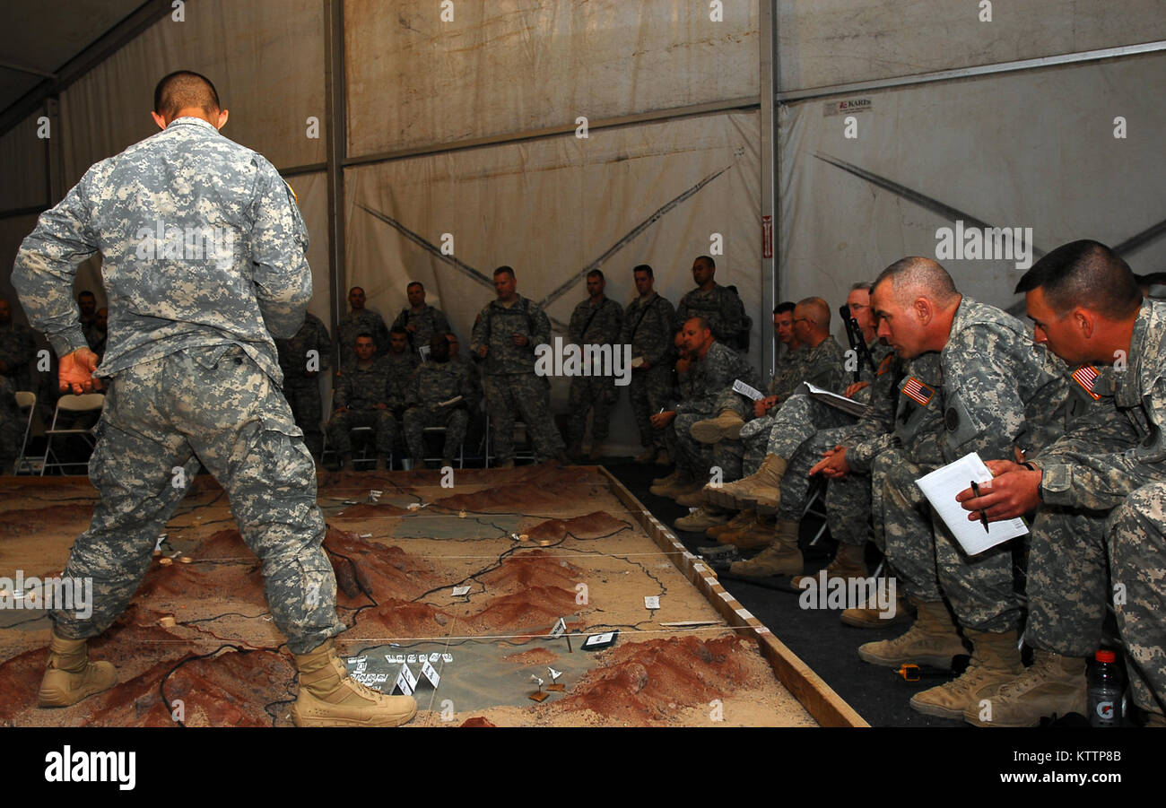 FORT IRWIN, Calif. – Members of the leadership and staff of the New ...