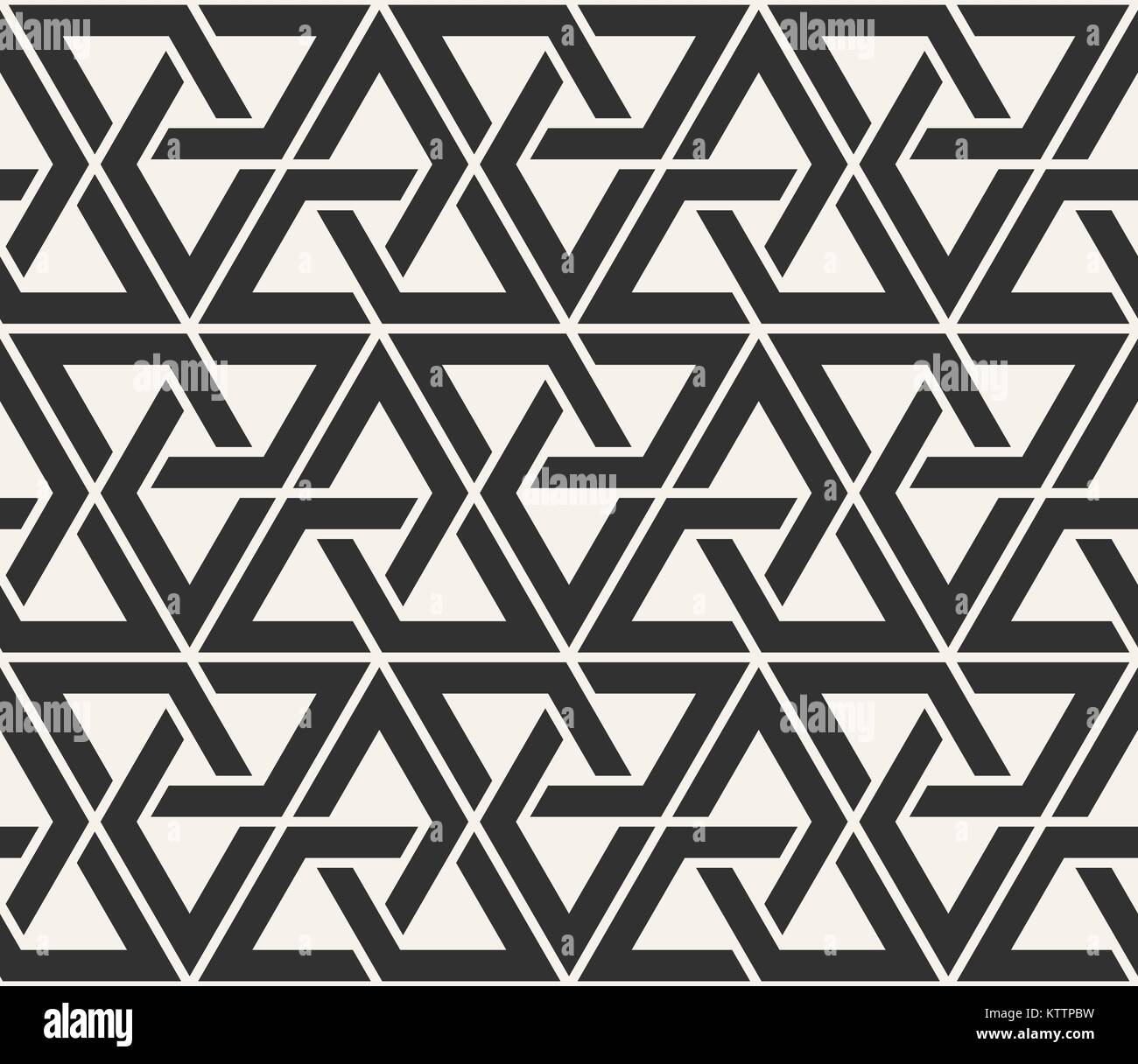 Vector Seamless Lines Pattern Modern Stylish Triangle Shapes Texture Repeating Geometric Tiles