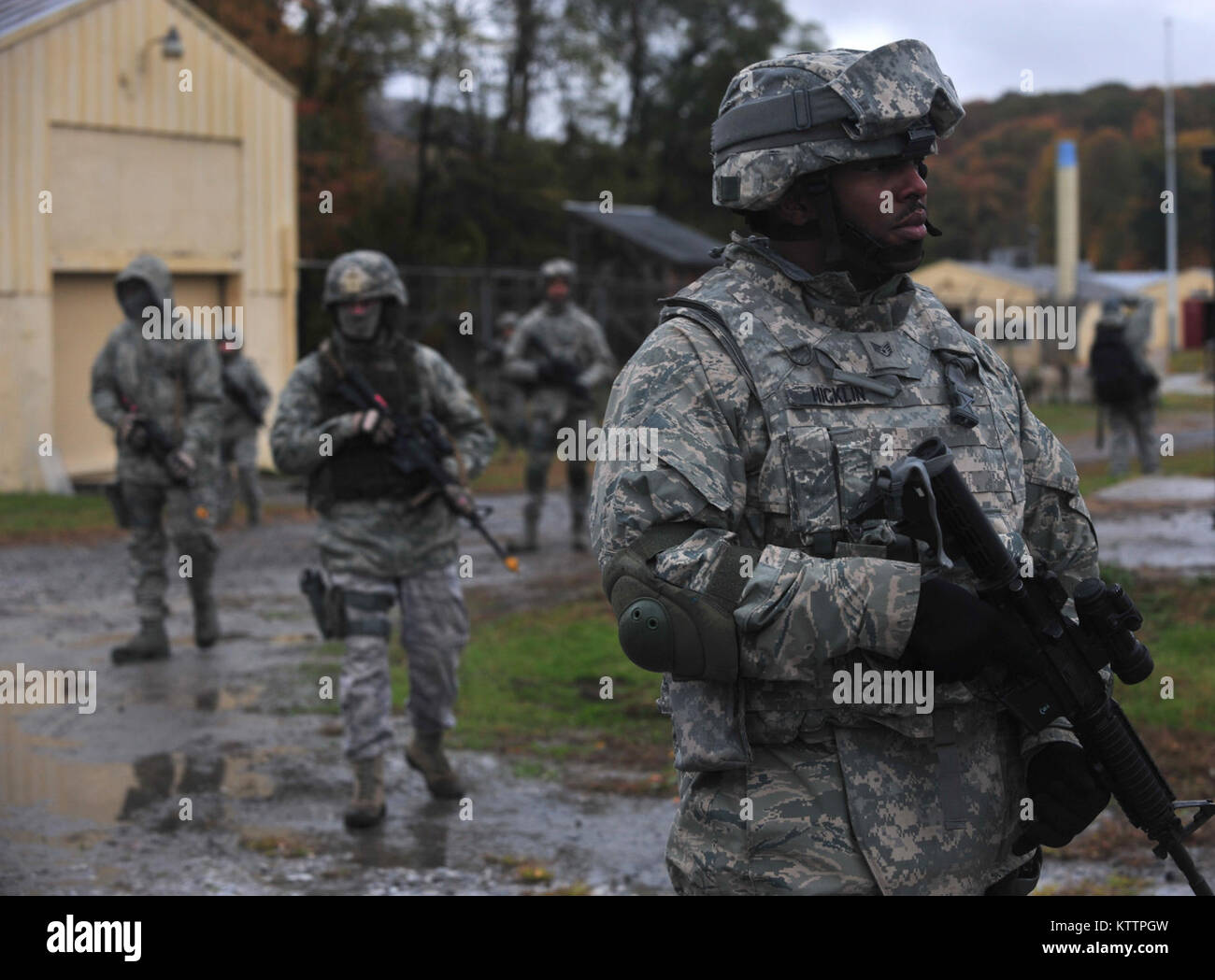 New York Air National Guard Staff Sgt. Calvin Hicklin, a 105th Security ...