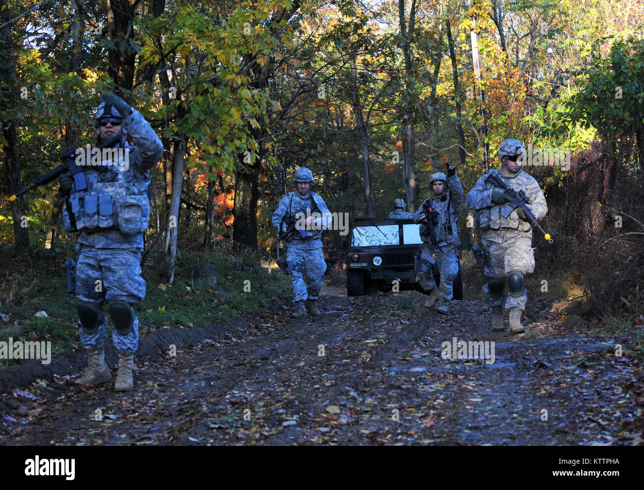 Members of the 823rd Base Defense Squadron and New York Air National ...