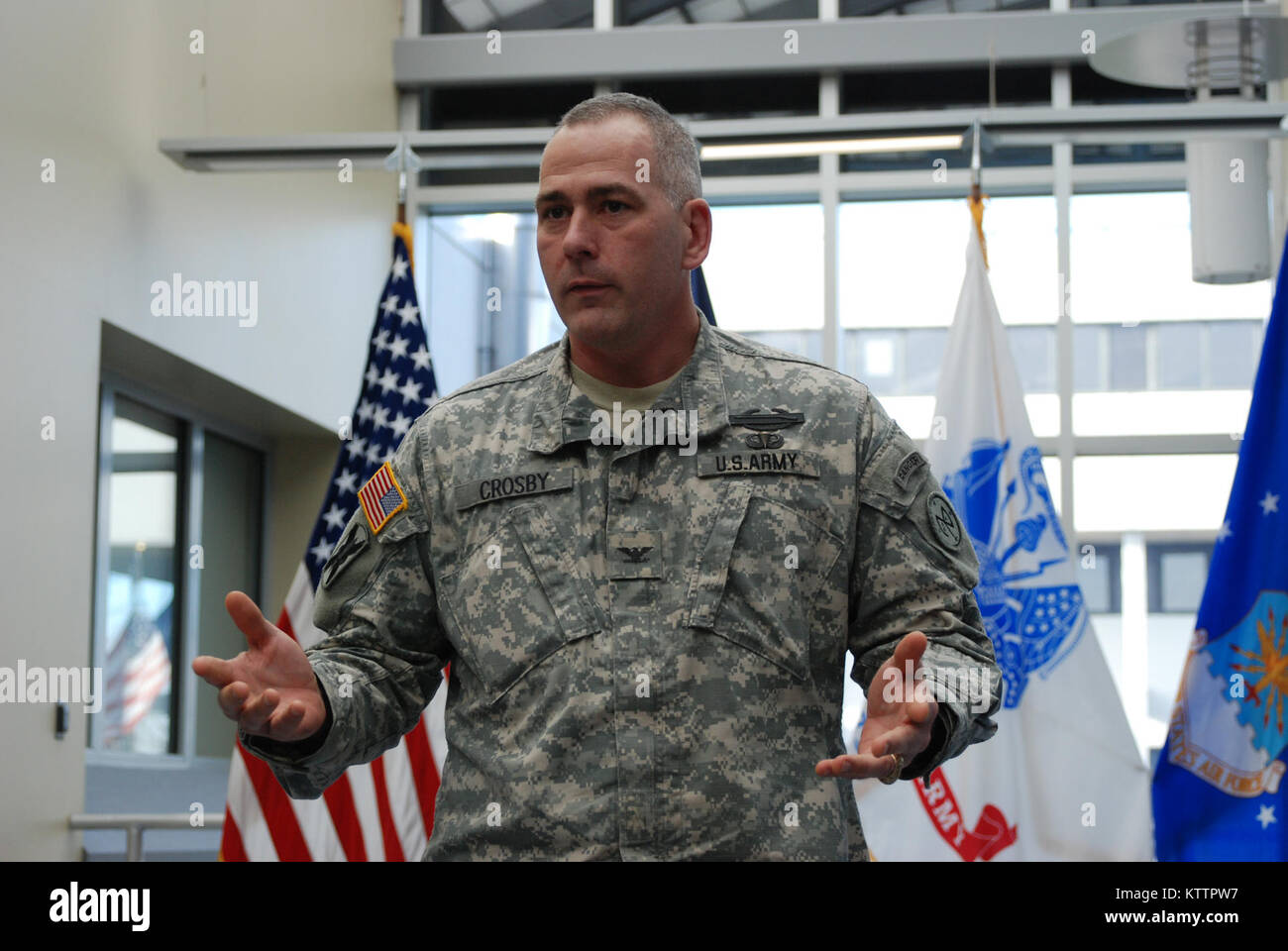 LATHAM, N.Y. -- New York Army National Guard Col. Charles Crosby ...