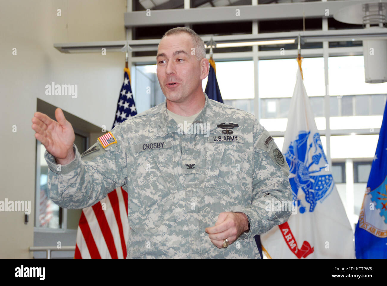 LATHAM, N.Y. -- New York Army National Guard Col. Charles Crosby ...