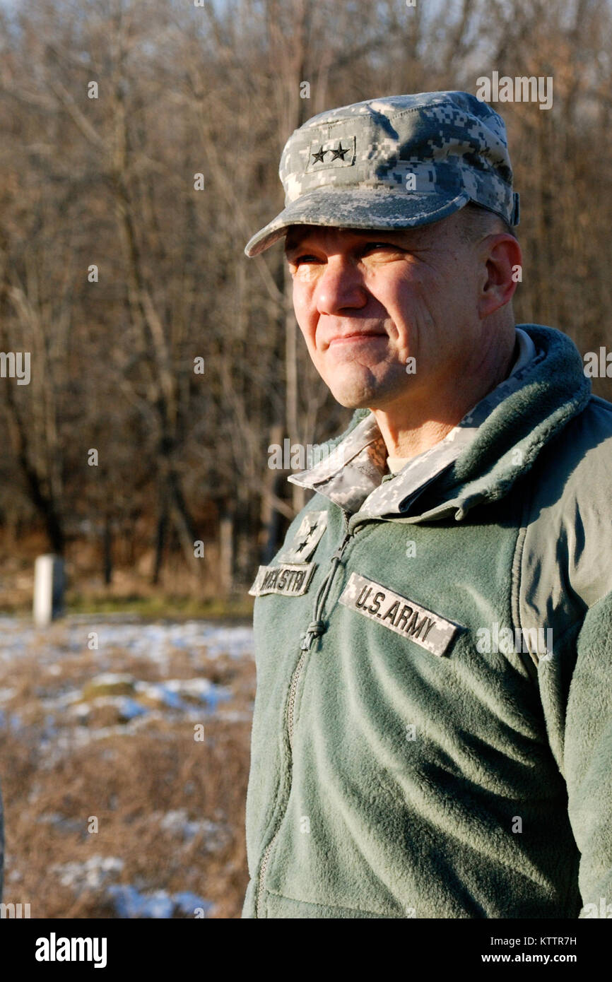 New York National Guard Maj. Gen. Steven Wickstrom speaks with Soldiers ...