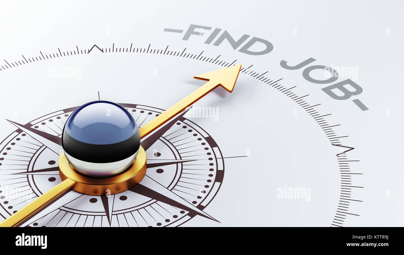Estonia High Resolution Find Job Concept Stock Photo - Alamy