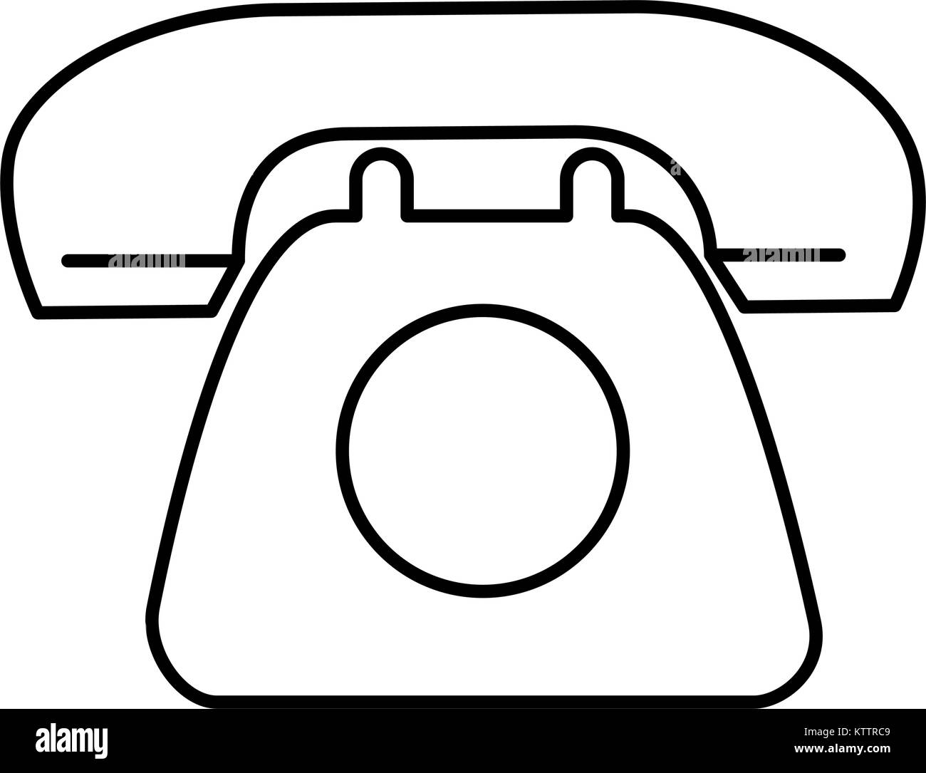 telephone service isolated icon vector illustration design Stock Vector ...