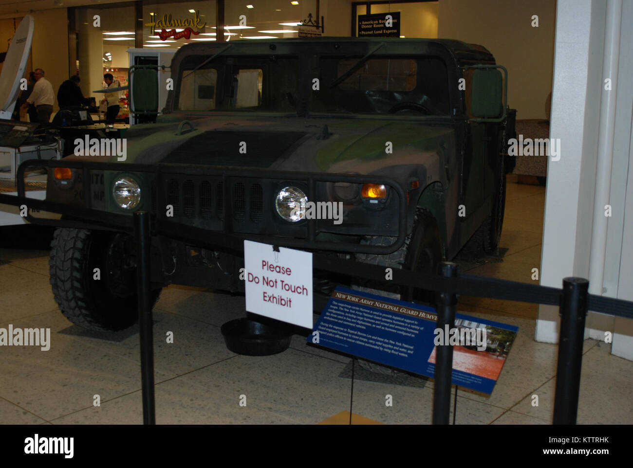 ALBANY--An M-1097 humvee on display on the Empire State Plaza Concourse ...