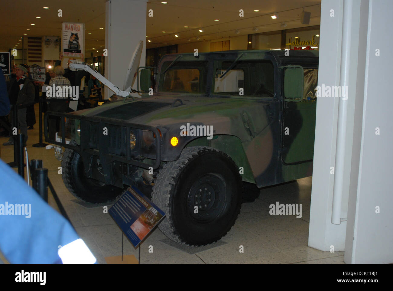 ALBANY--A M-1097 humvee on display on the Empire State Plaza Concourse ...