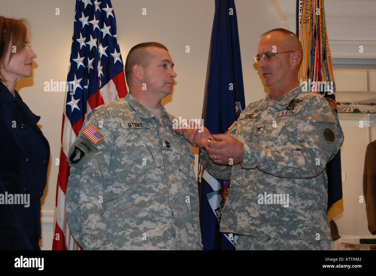 The first sergeant major of the army national guard hi-res stock ...