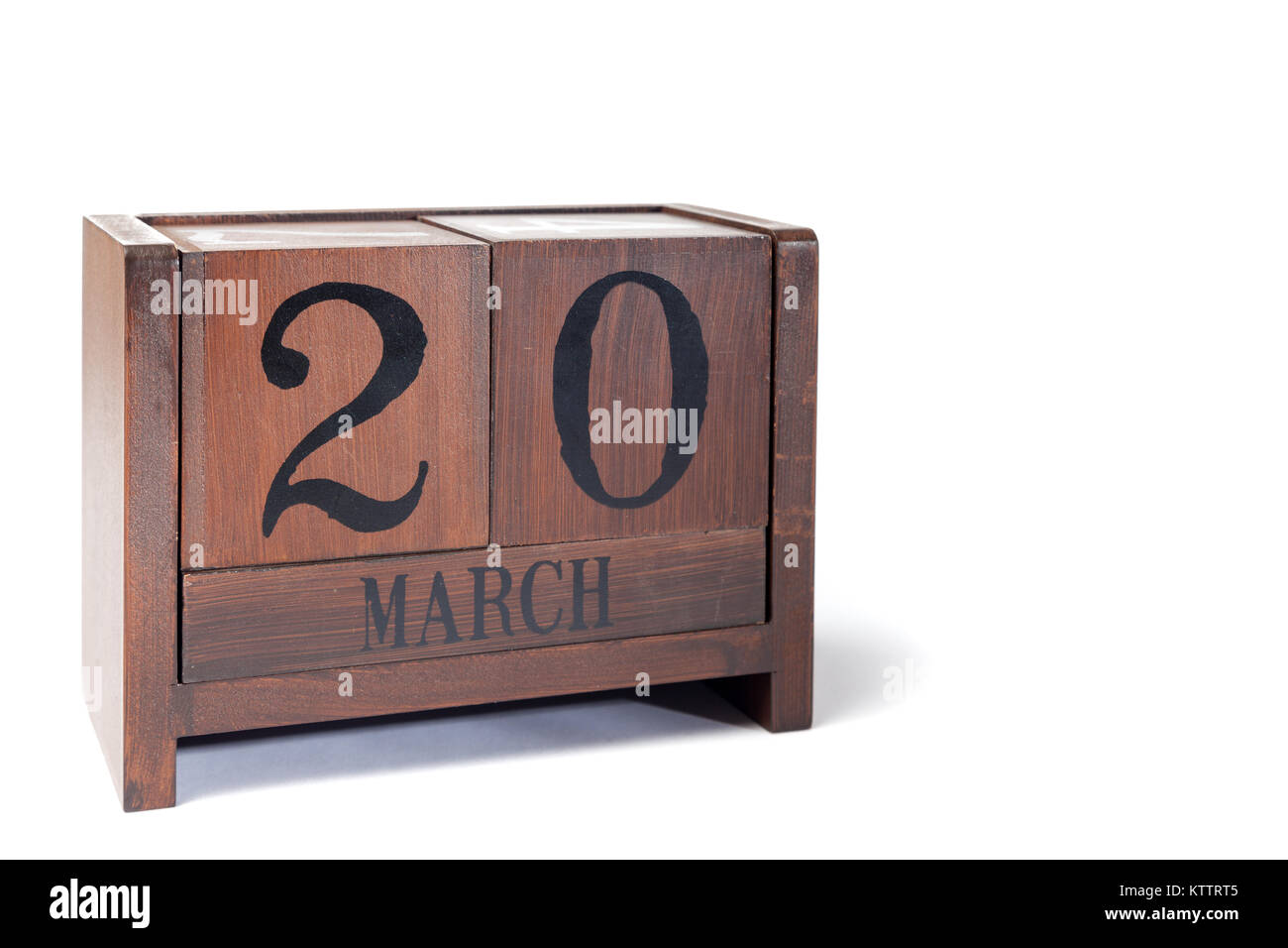 Date march 20 wooden hi-res stock photography and images - Alamy